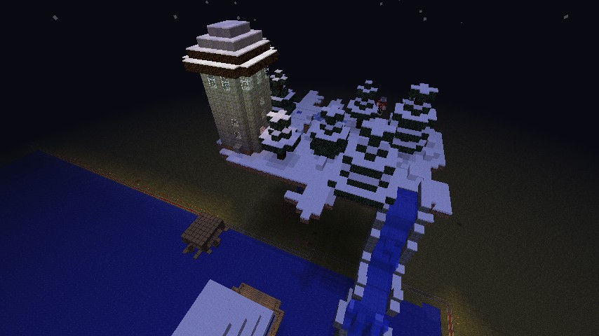 Snowy floating island made by me and wphint Minecraft Map