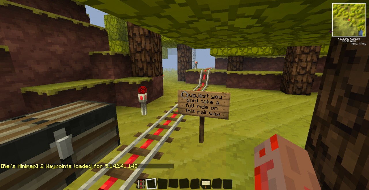 Epic Minecart Track Minecraft Map