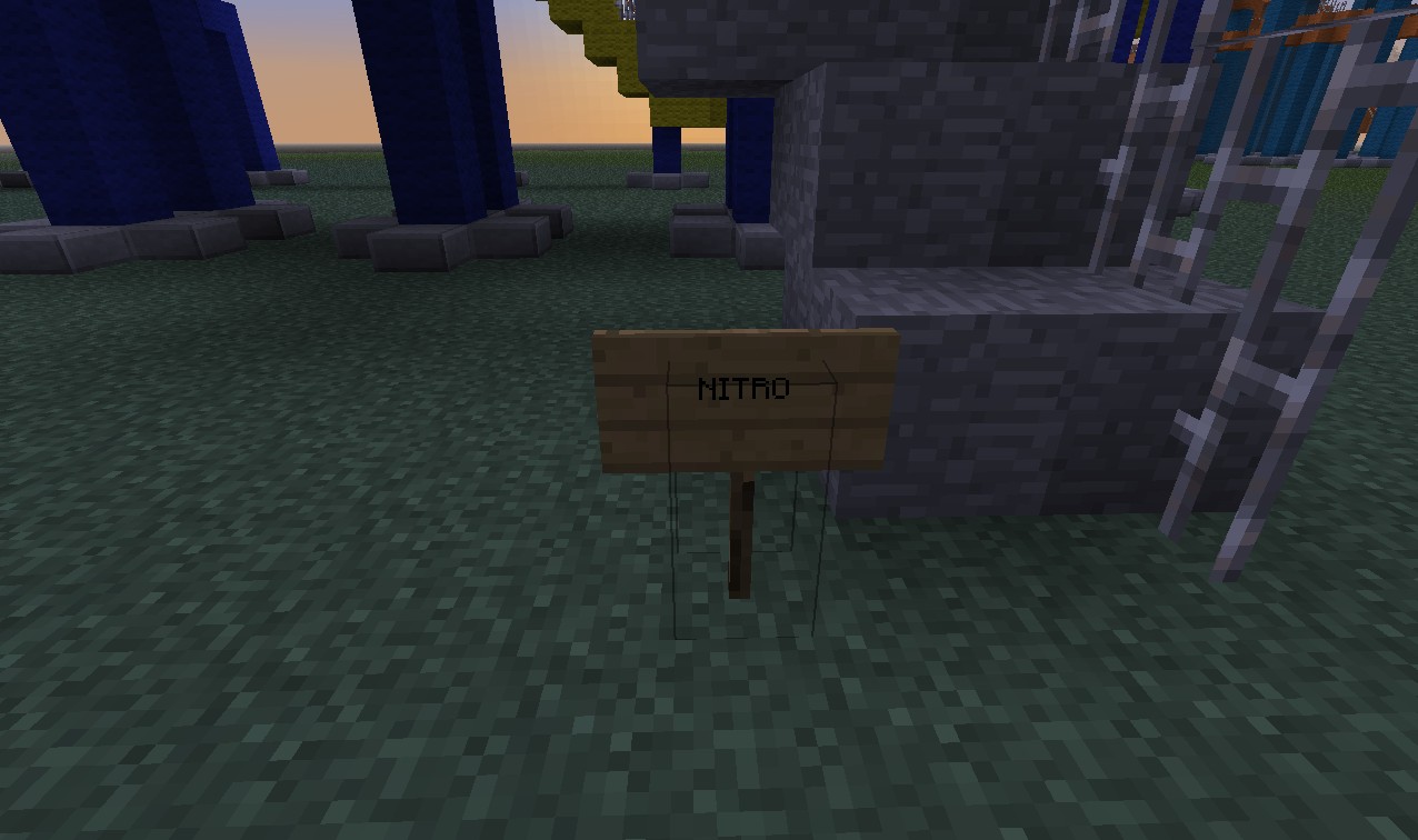 Nitro Rollercoaster Minecraft Map