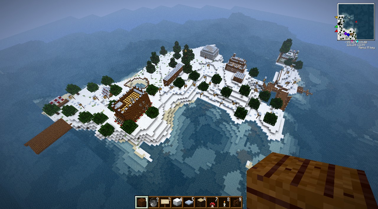 Epic island Minecraft Map