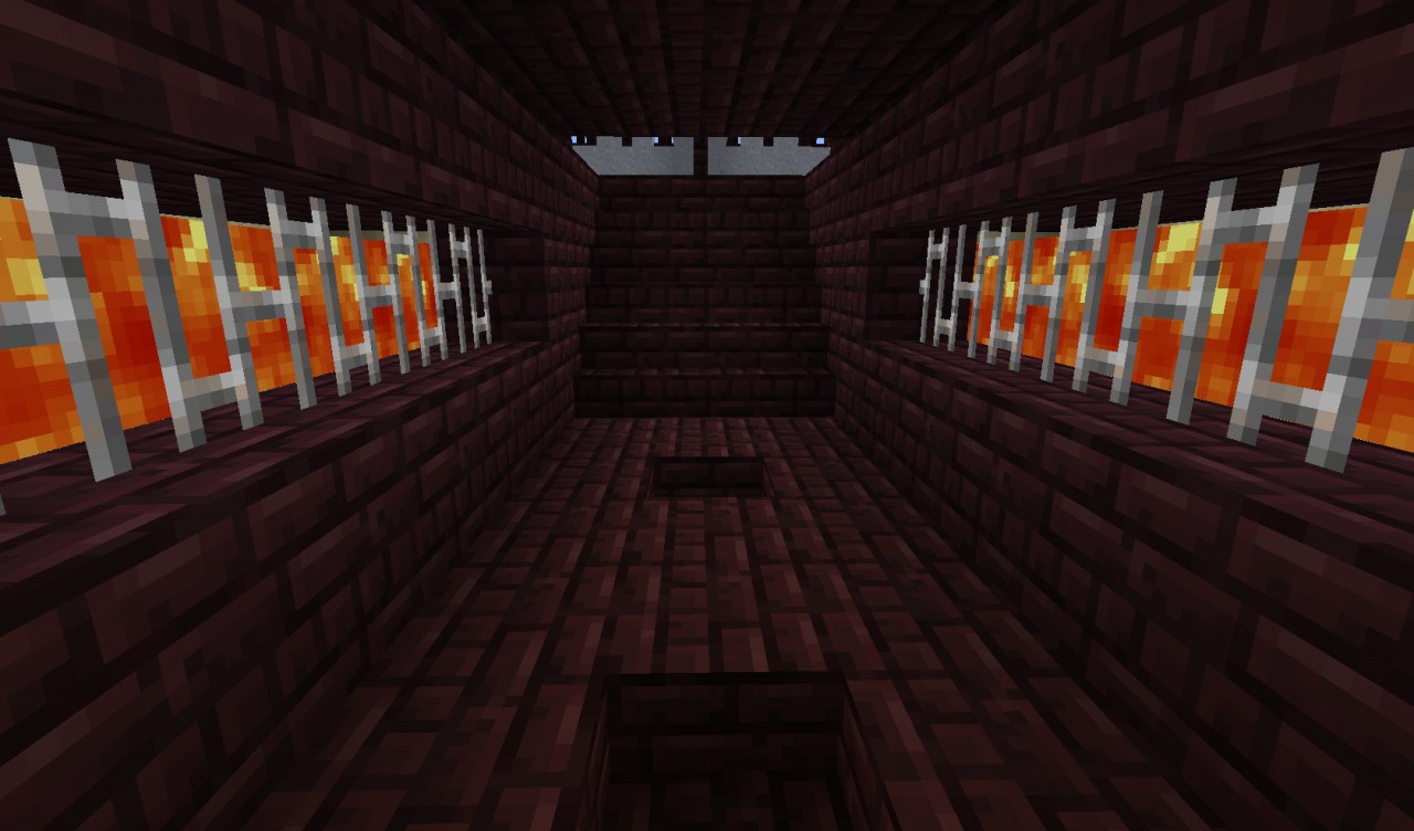 open air nether room Minecraft Map
