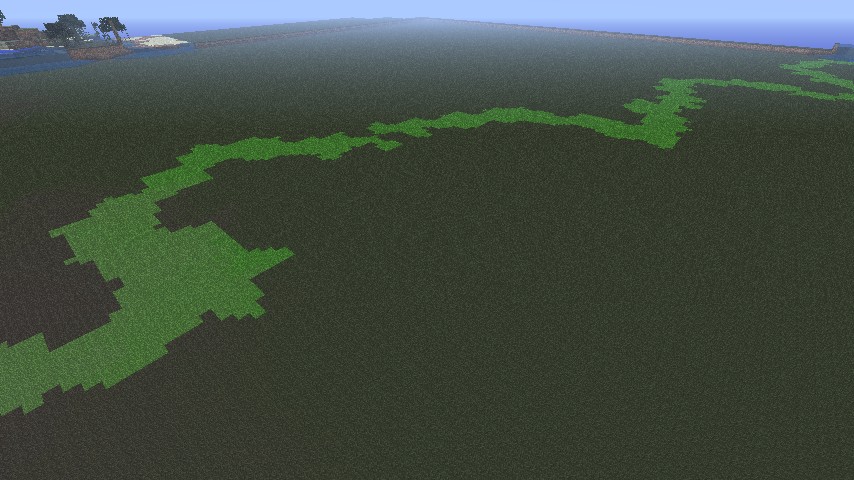 First flat grass map Minecraft Map