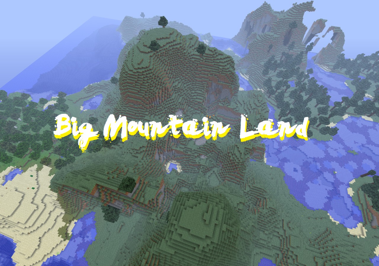 mountain landscape Minecraft Map