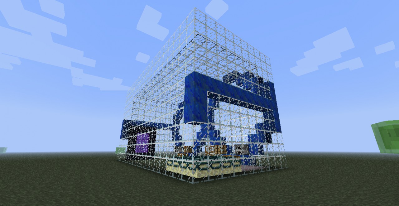 GLASS HOUSE... LITRALLY Minecraft Project