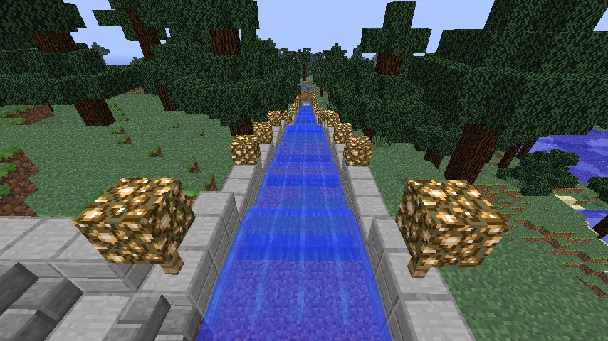 Epic Downhill Boating! :D Minecraft Map