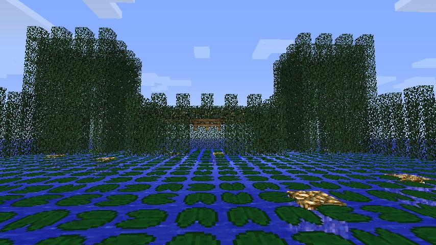 water castle Minecraft Map