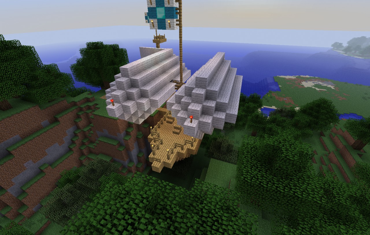 Air/Ship battle Minecraft Map