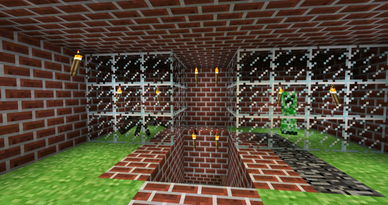 bunker with hidden room Minecraft Map