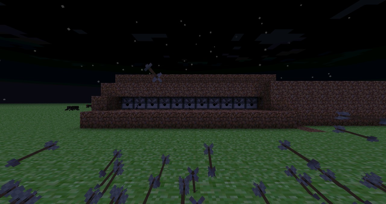 Rapid fire machine gun Minecraft Map