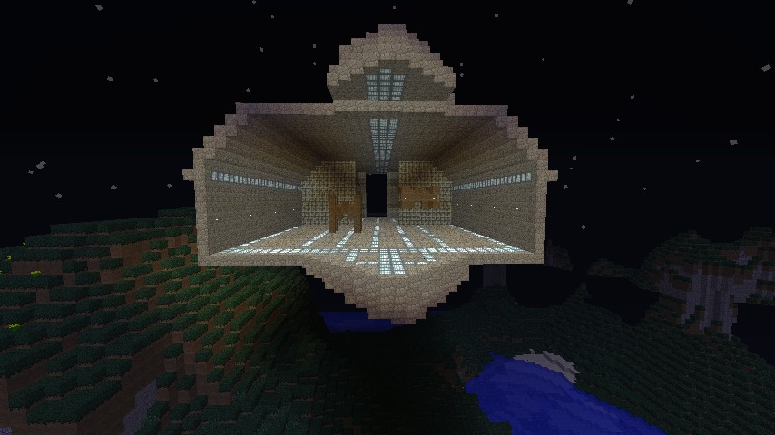 CIS lucrehulk starship Minecraft Map
