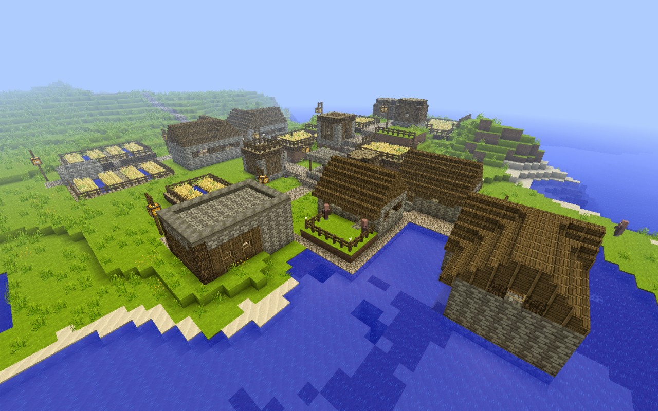 In middle of nowhere Minecraft Map