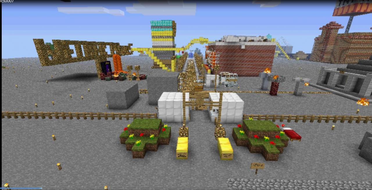 A MC amusement park! : Minecraftian Adventures Minecraft Map