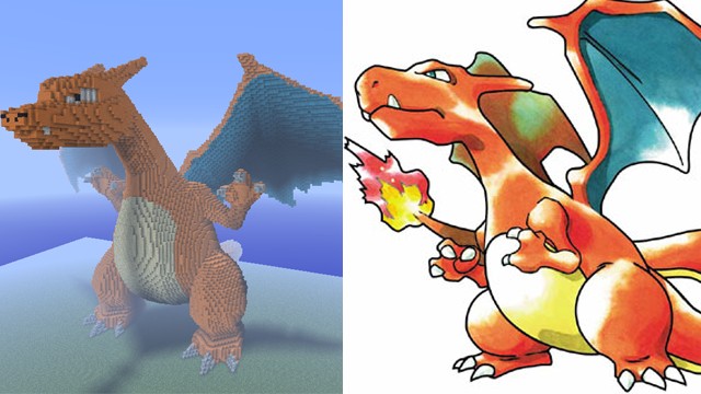 Huge Charizard Statue (Diamonds or Fav if you liked it plz) Minecraft Map