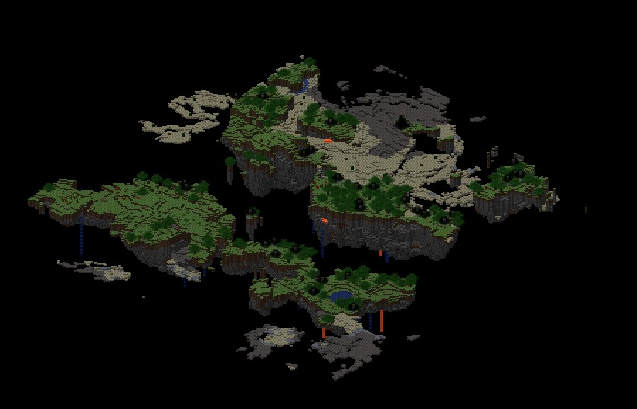 Floating Paradise - Ported Indev islands in the newest Minecraft ...