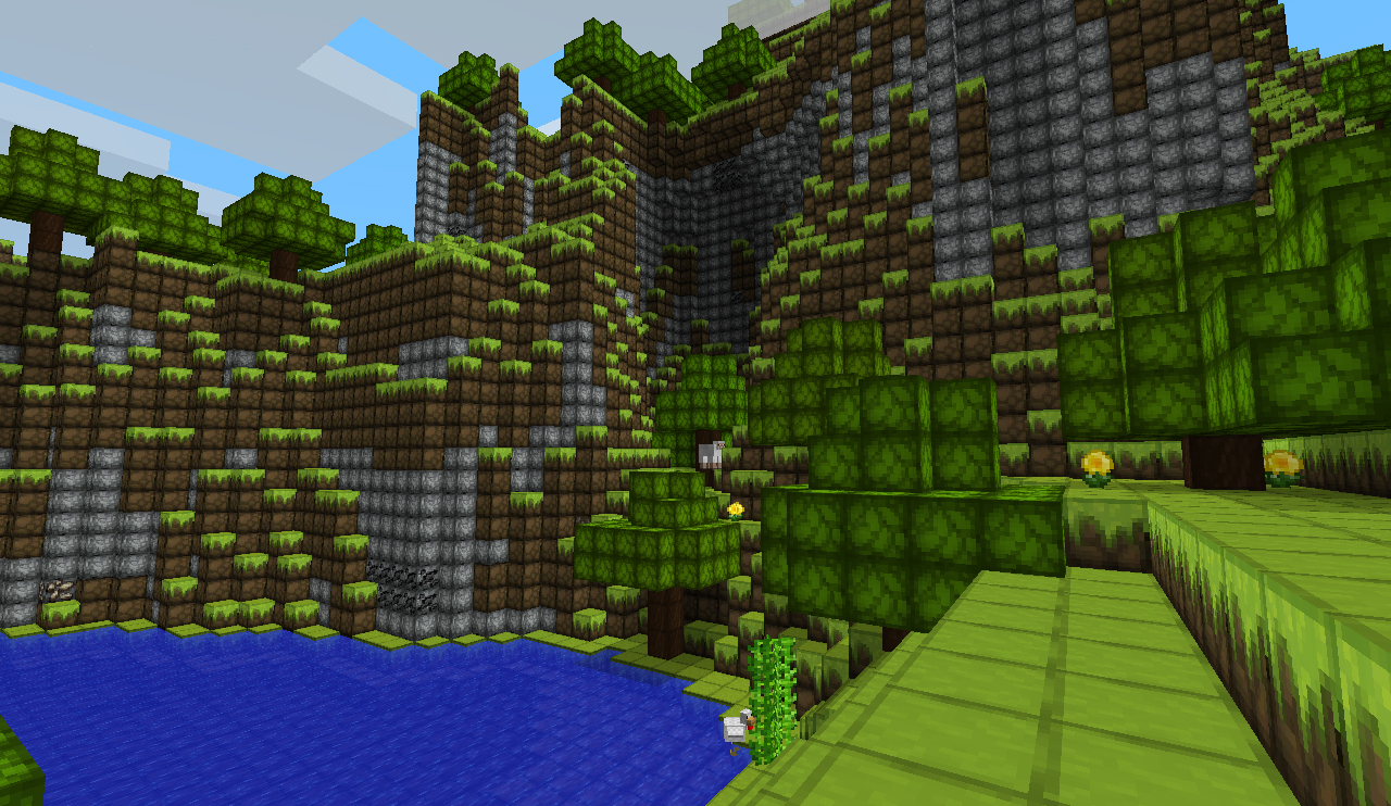 Outdated/Incomplete Blocky Pack Minecraft Texture Pack