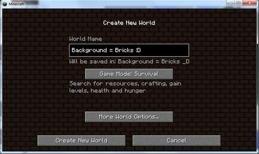 Bricks! Minecraft Texture Pack