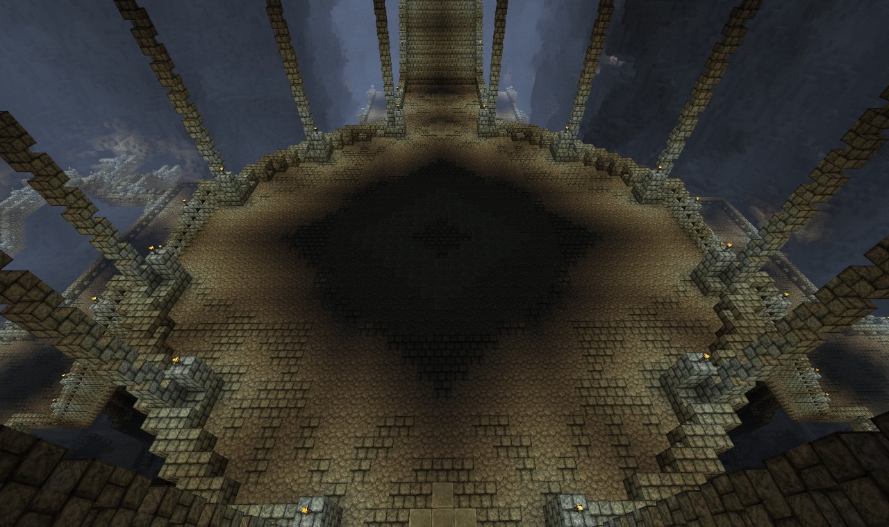 Epic dwarven city inside of an EPIC cave Minecraft Map