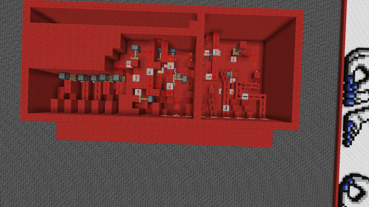 57 lever amazing combo lock Minecraft Map