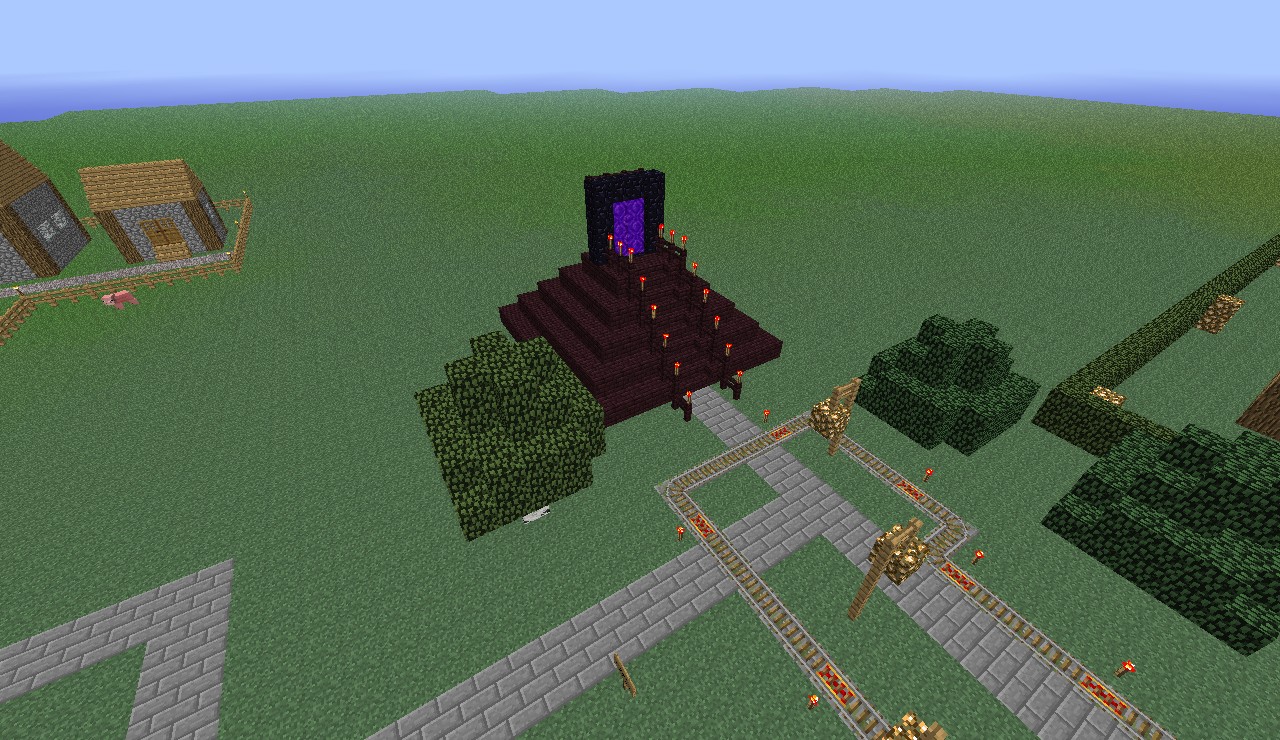 Flat World+Stuff Minecraft Map