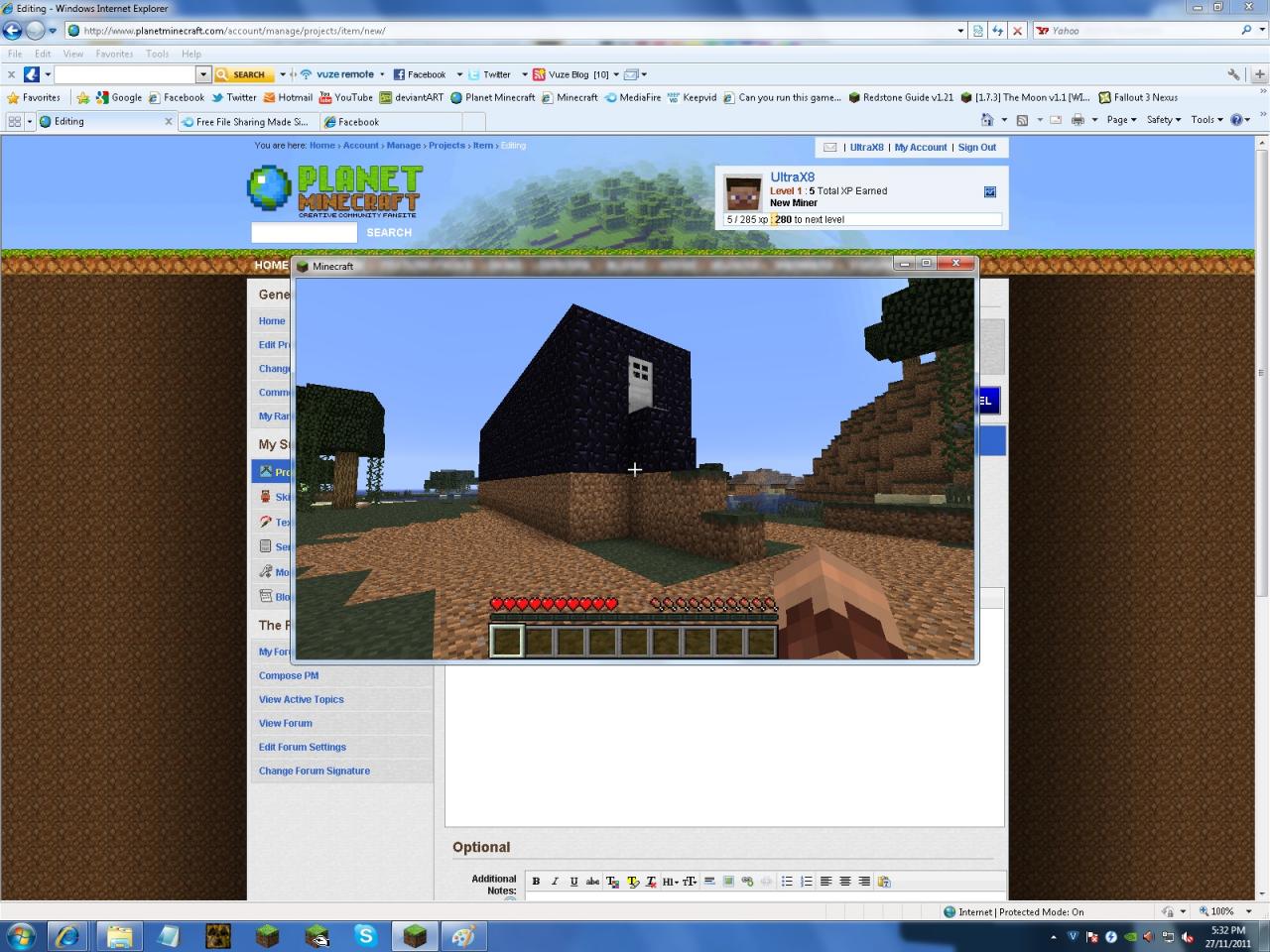 Mini Horse #2 - Obsidian House Minecraft Map