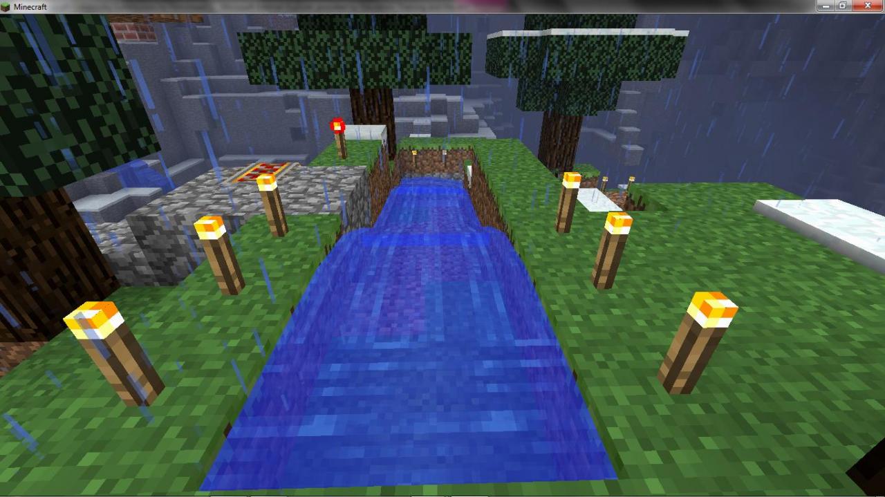 river run Minecraft Map
