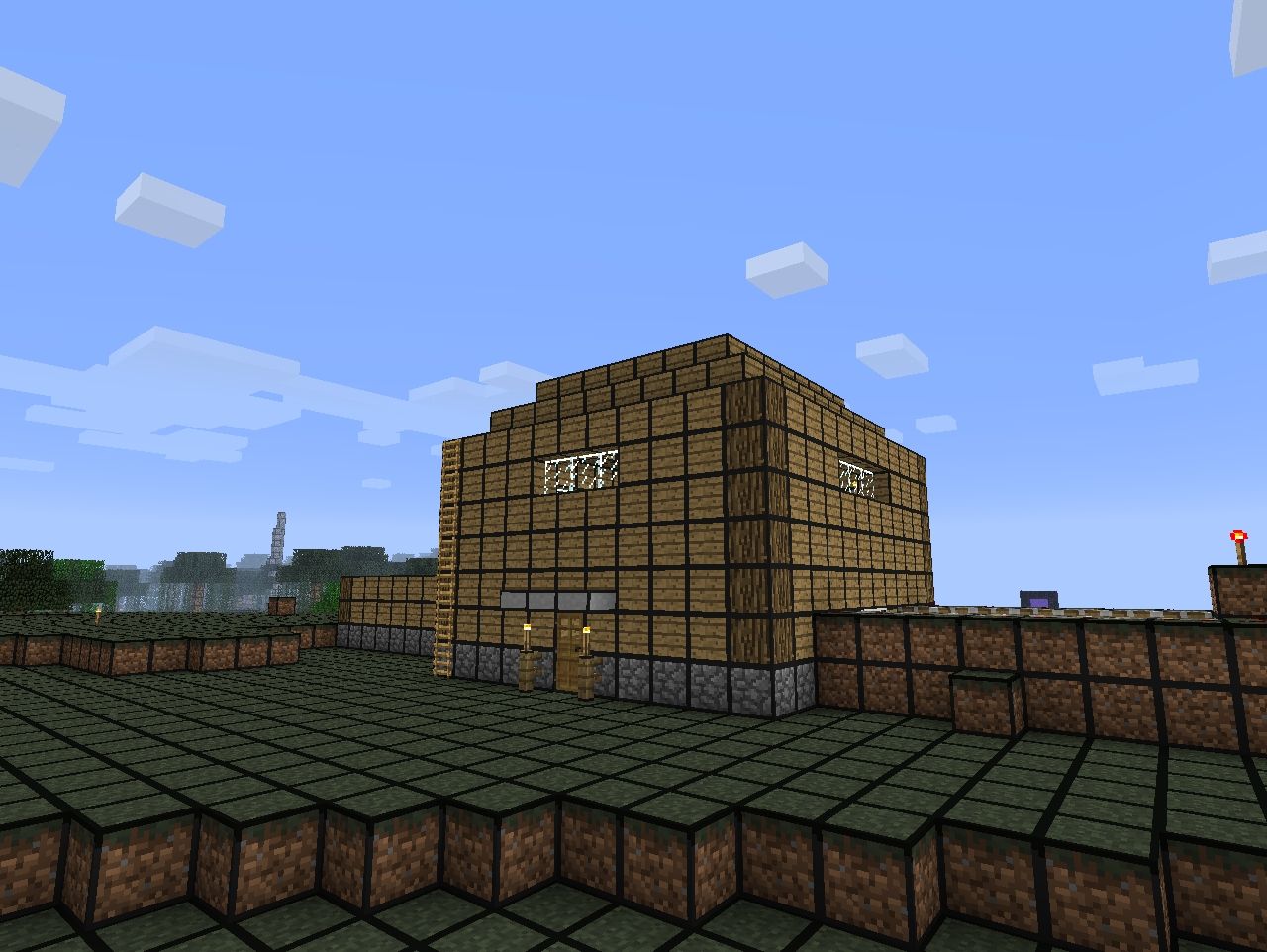 Minecraft with grid Minecraft Texture Pack