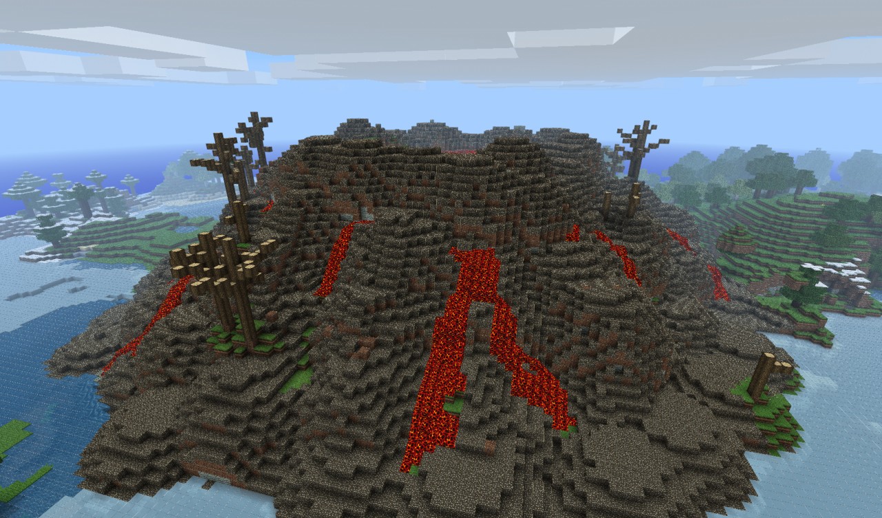 Volcano Minecraft Map