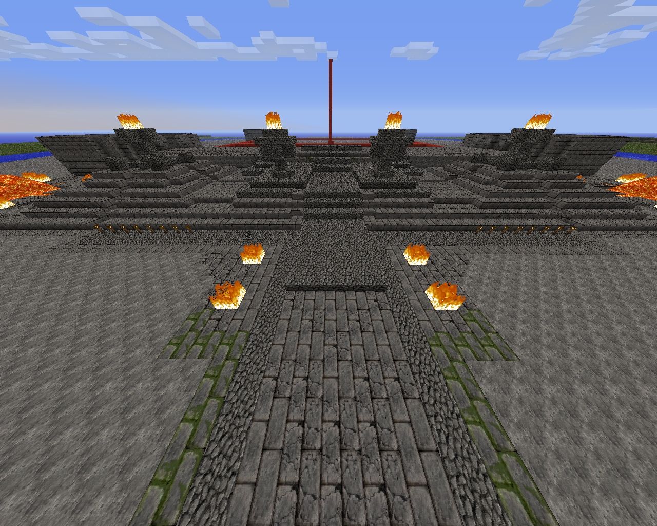 Castle front Minecraft Map