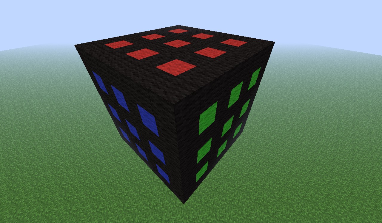 Giant Rubix cube Minecraft Map
