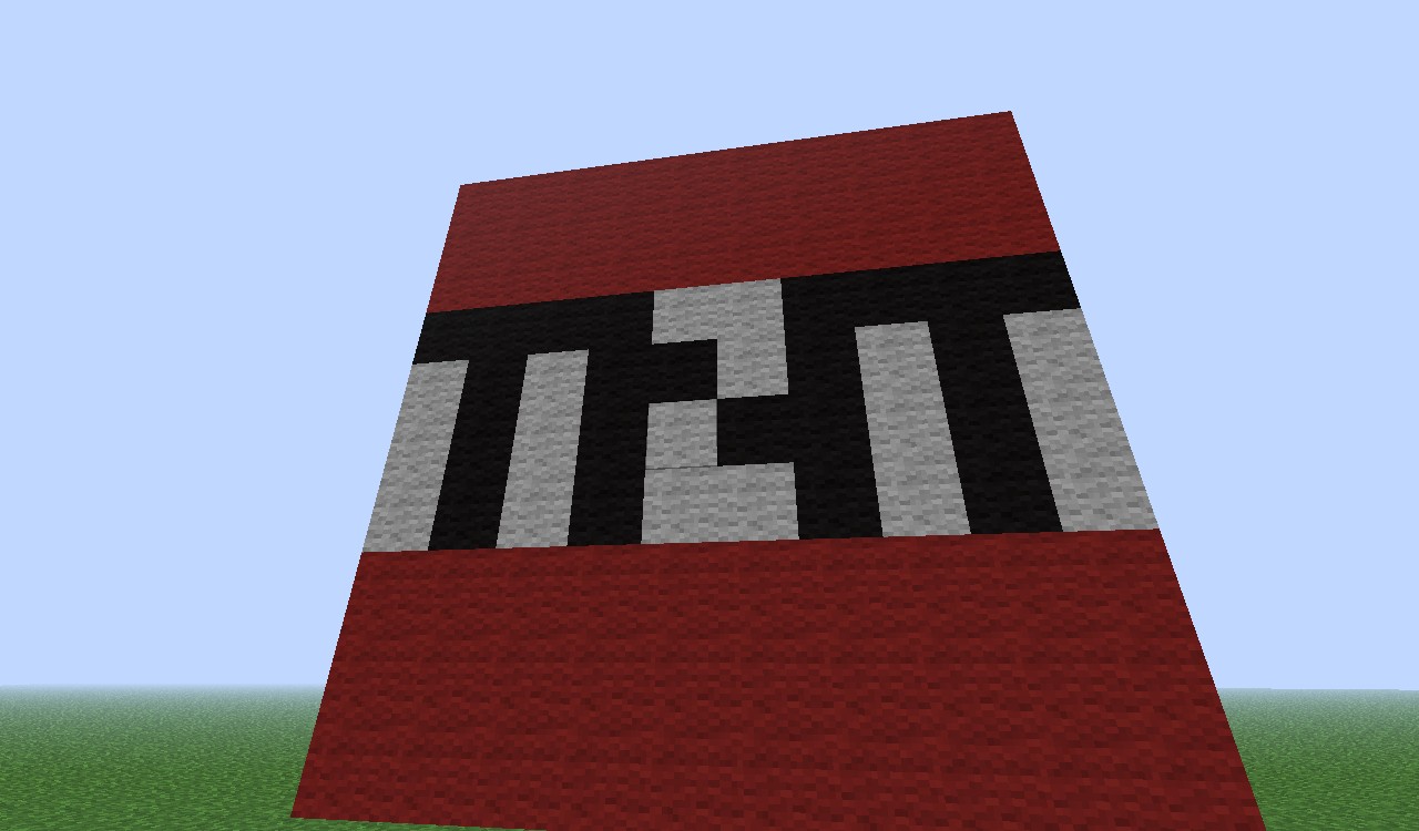 Giant TNT block Minecraft Map