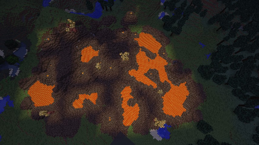 Lands Of Lava [ Custom Biome ] Minecraft Map