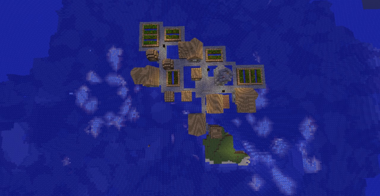 The sea town Minecraft Map