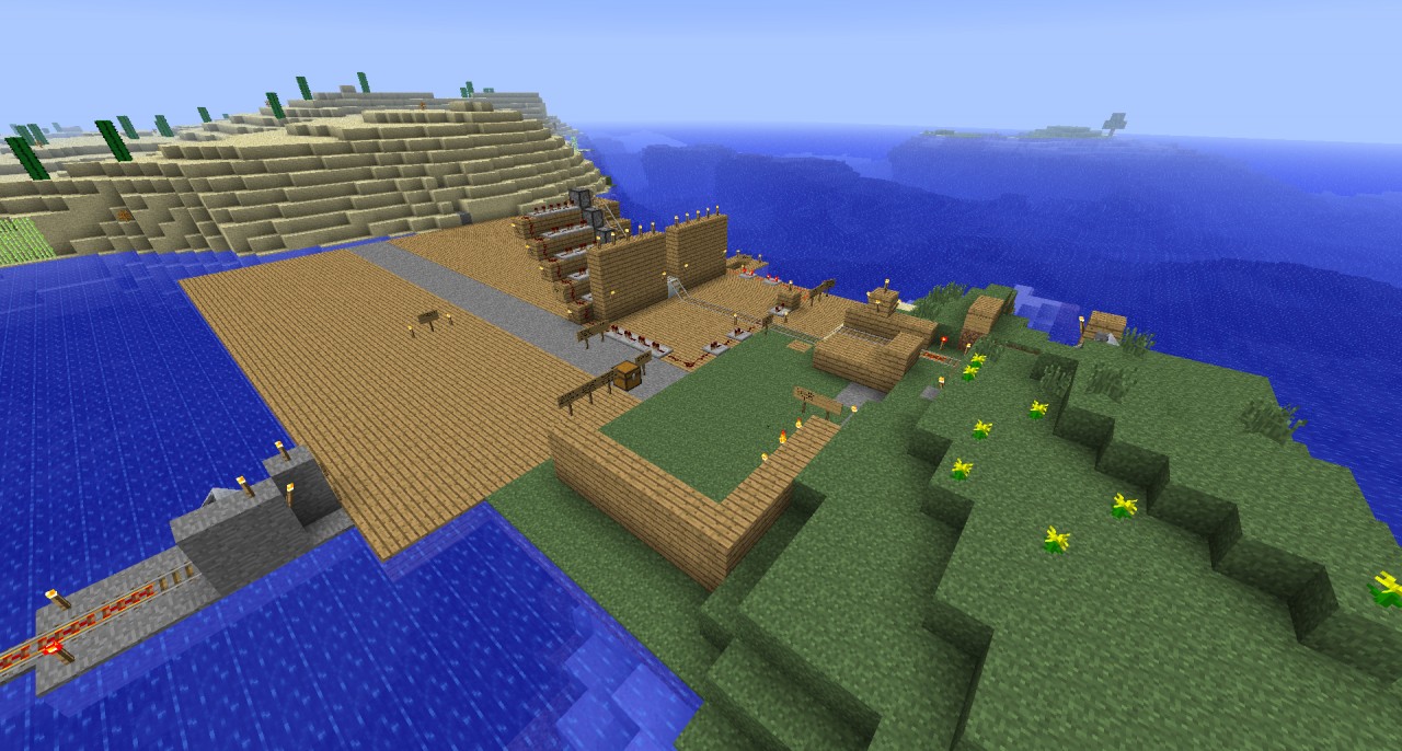 Minecart Piston Trap :D Minecraft Map