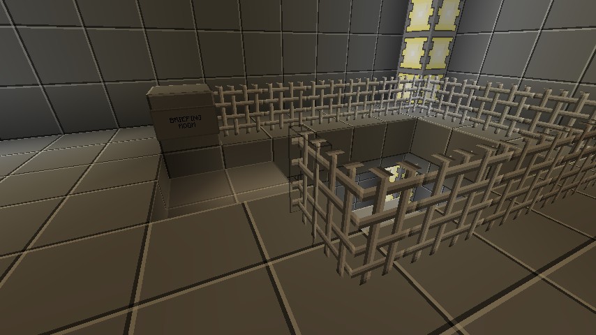 "Stargate Command" Nether portal bunker Minecraft Map