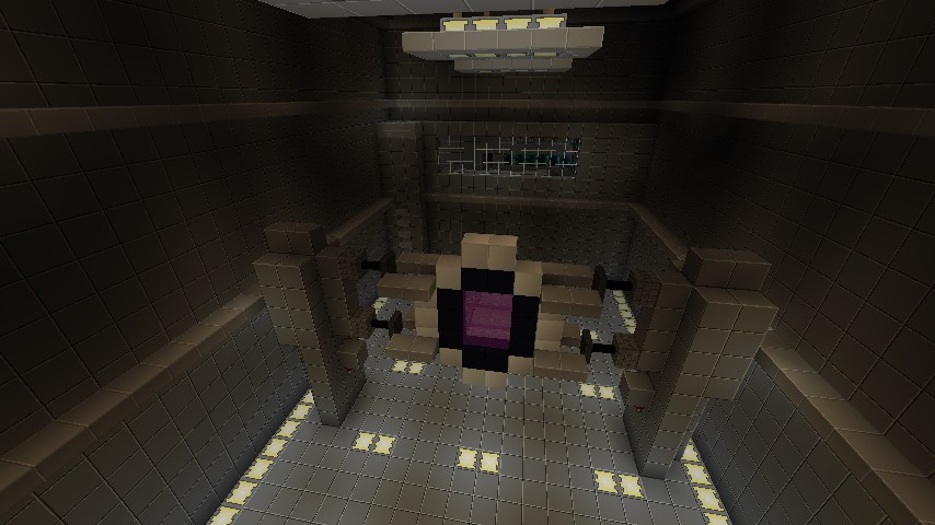 "Stargate Command" Nether portal bunker Minecraft Map