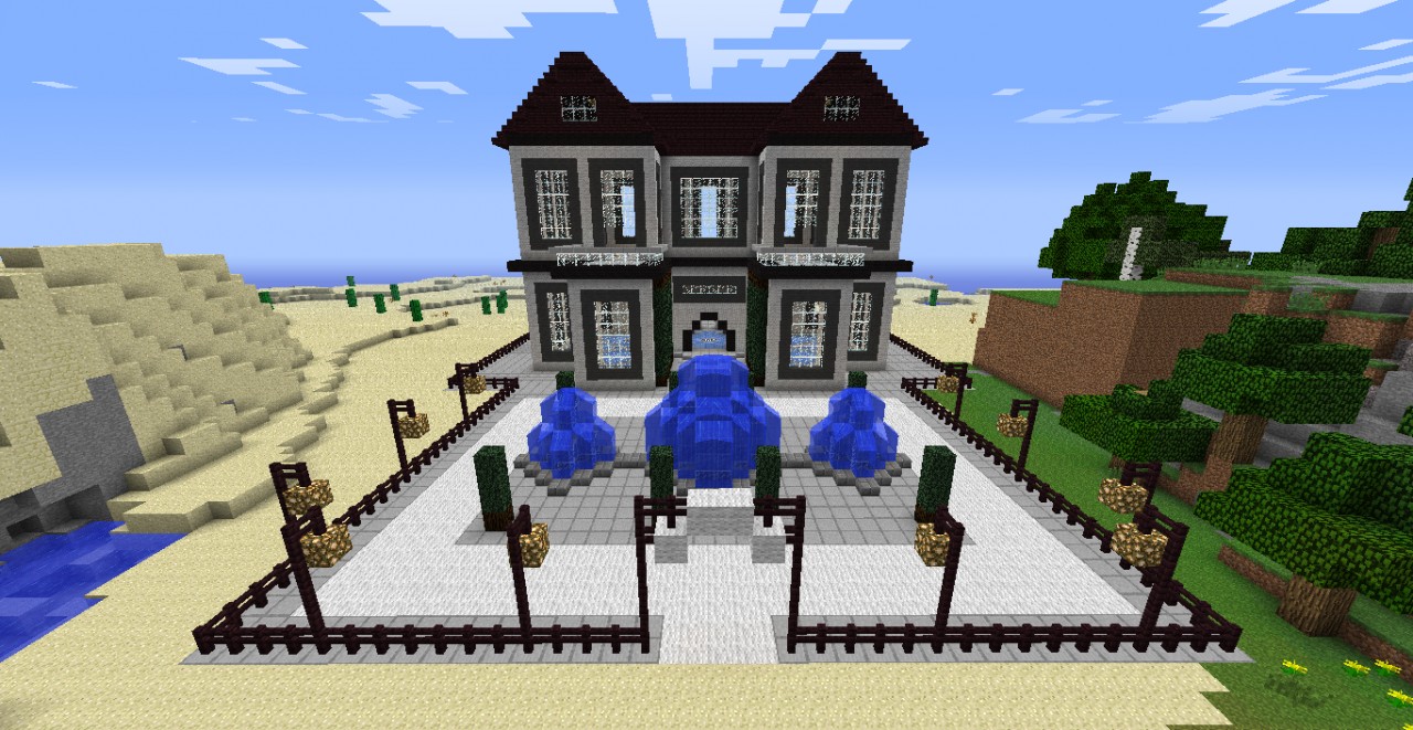 White Heart Mansion Minecraft Map