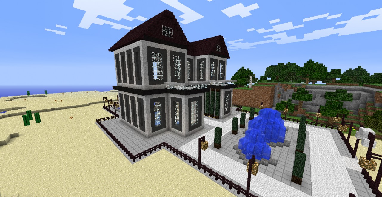 White Heart Mansion Minecraft Map