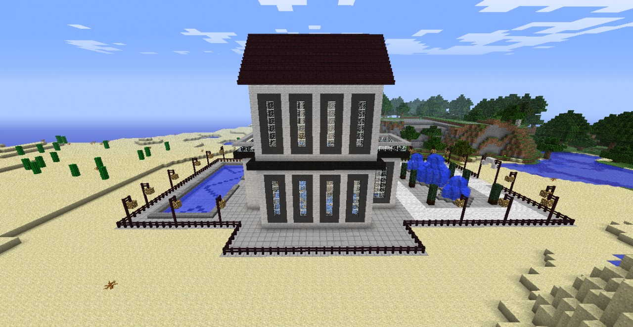 White Heart Mansion Minecraft Map