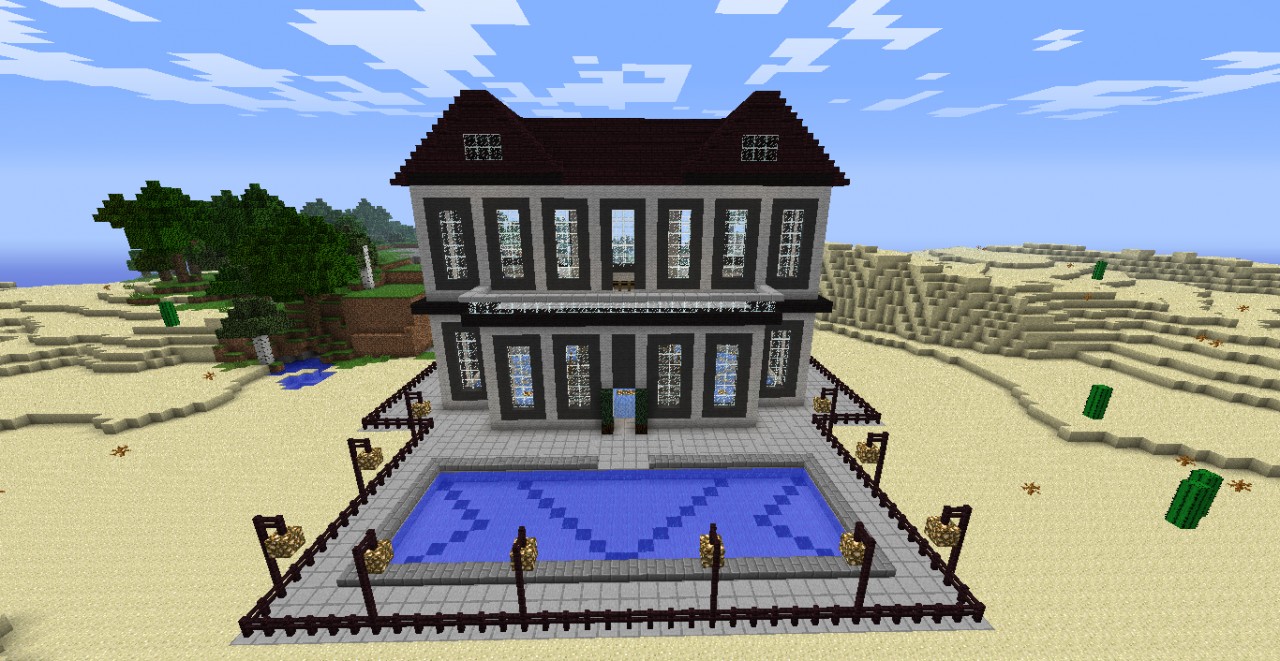 White Heart Mansion Minecraft Map