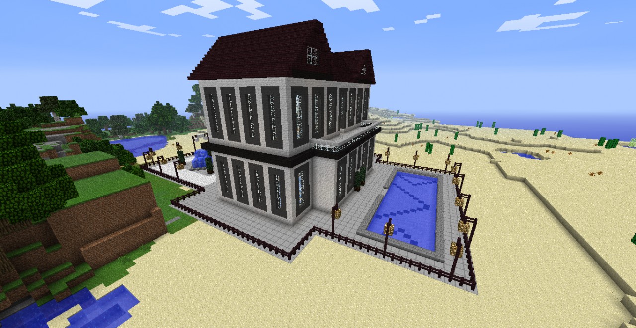 White Heart Mansion Minecraft Map