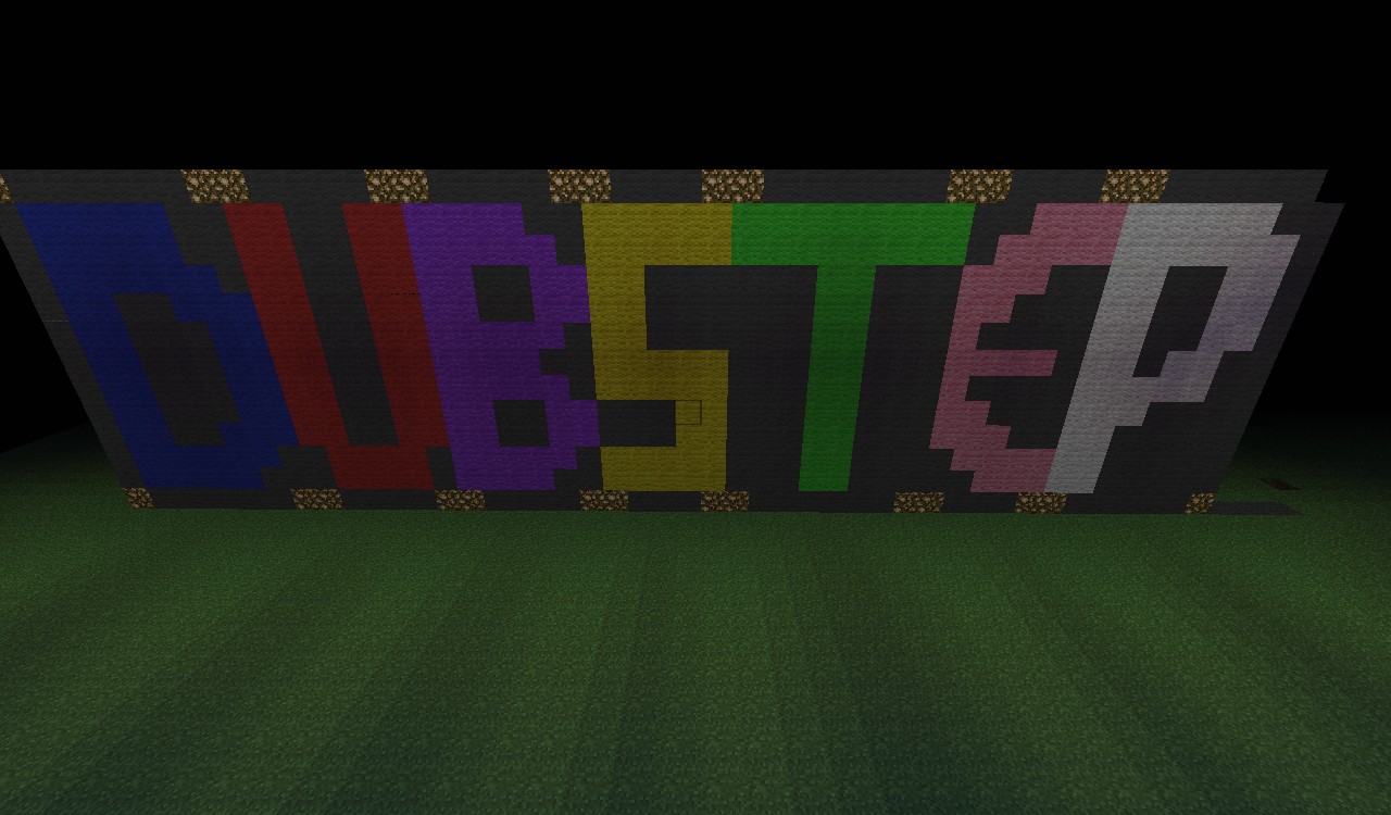 Giant DubStep Logo Minecraft Map