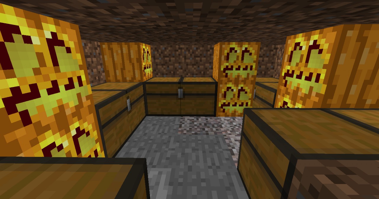 cool starter house with stuff in chests Minecraft Map