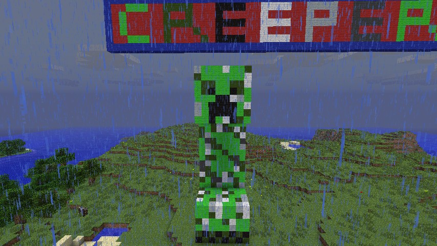 Creeper an Enderman Minecraft Project