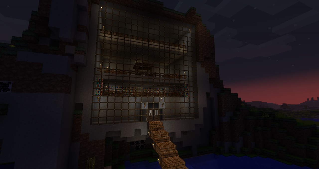 FloatingMountain and House. Minecraft Map