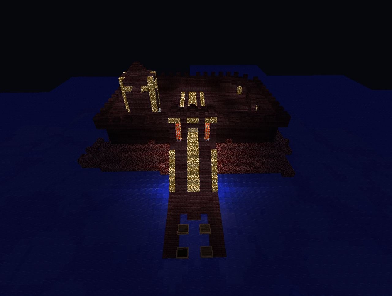 nether castle Minecraft Map