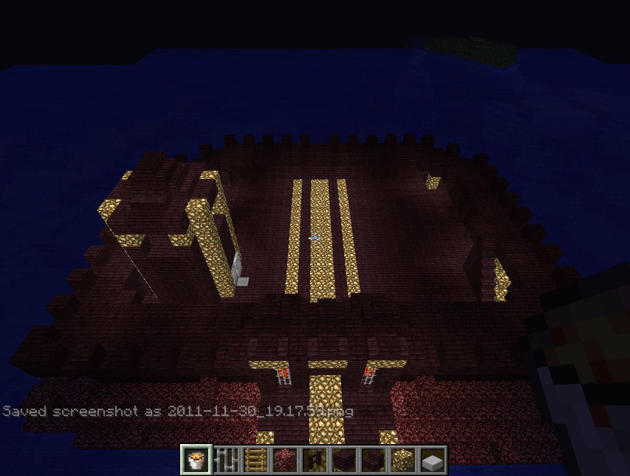 nether castle Minecraft Map