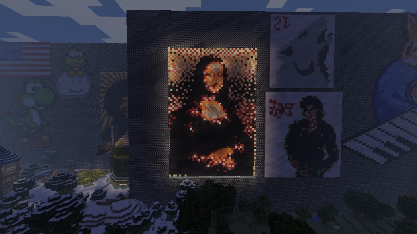 Mona Lisa Minecraft Map