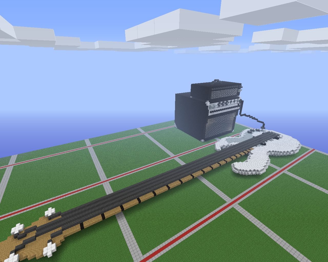 Bass Guitar Minecraft Map