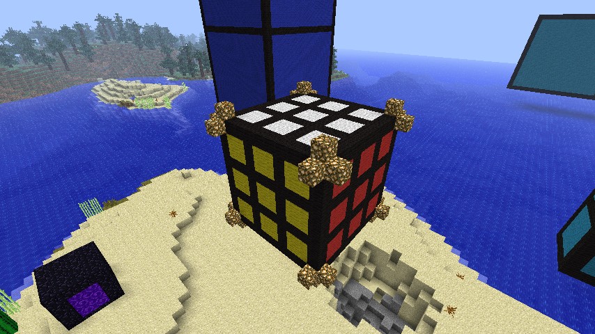 Giant Rubix Cube Minecraft Map