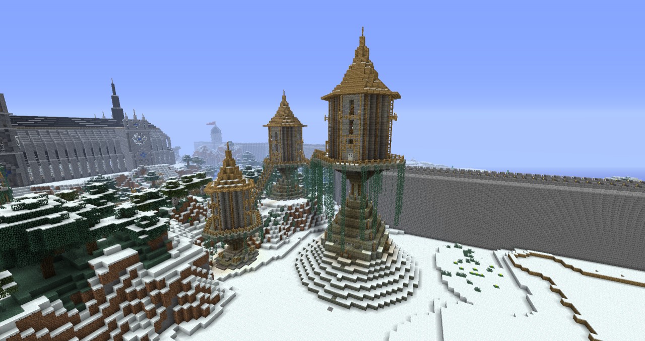 Wizard Towers Minecraft Map